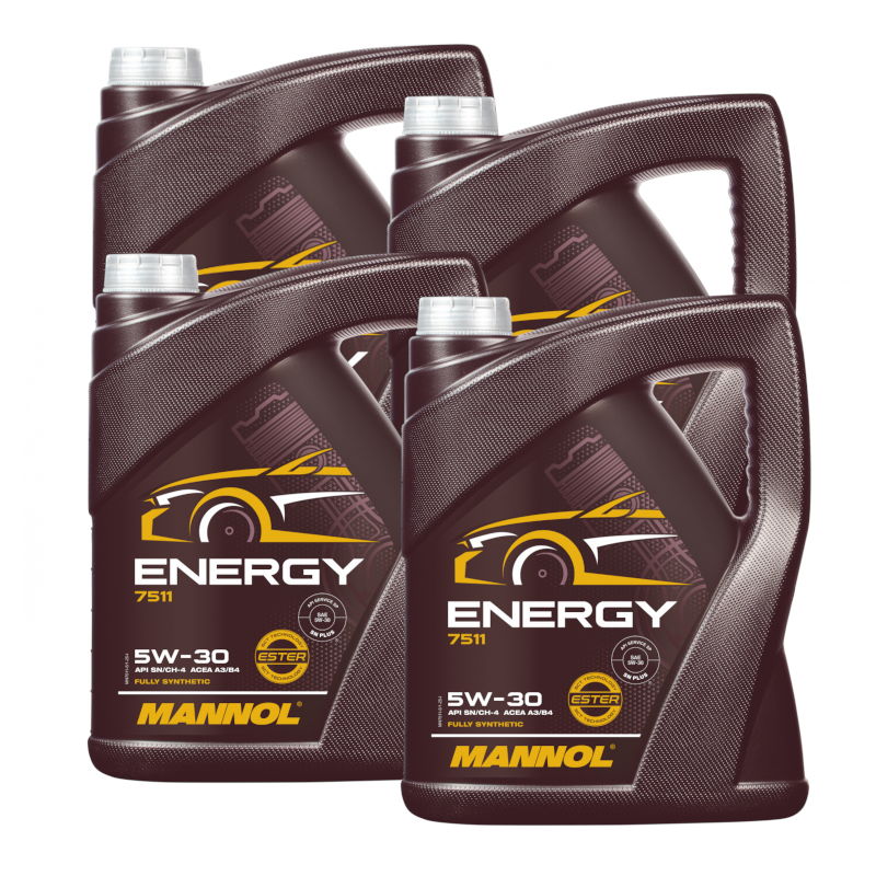 MANNOL 7511 - 5W-30- ESTER TECHNOLY - SYNTHECTIC - case 4X5L