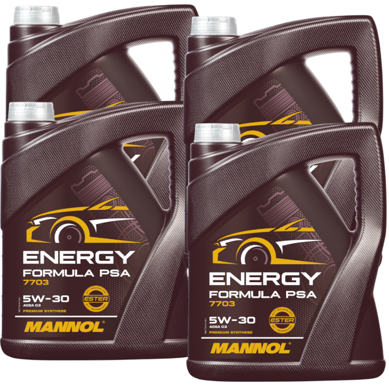 MANNOL 7703 Energy Formula PSA 5W-30 - CASE 4X5L ( Stellantis FPW9 ...