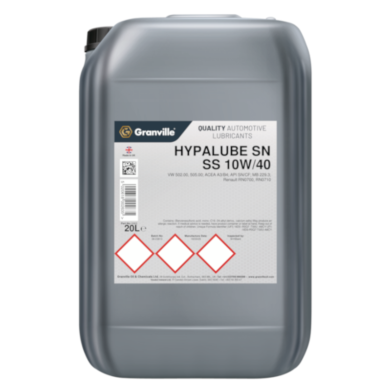 Granville Hypalube SN (7501) 10W40 A3/B4 20L